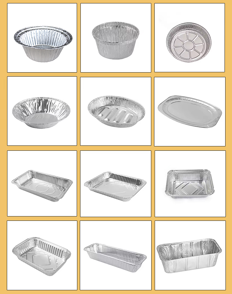 Factory price disposable Full Size Takeaway aluminum foil food ...
