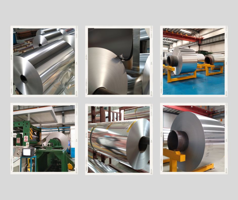 Both aluminum foil and heavy duty aluminum foil are made from rolled ...